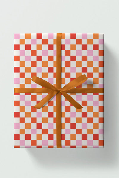 Checkered Gift Wrap – Aida Shoreditch