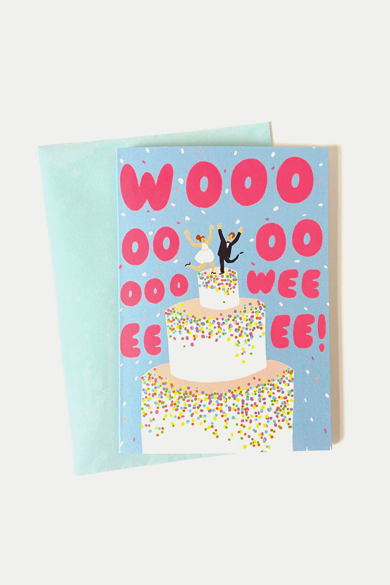 Wedding Woowee Card by Icka - Blank Inside, Premium Quality